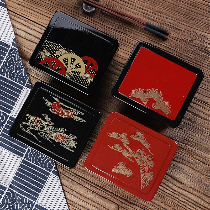Japanese Lacquer Unagi Bento Box Sushi Bento Container Lunch Box Black ...