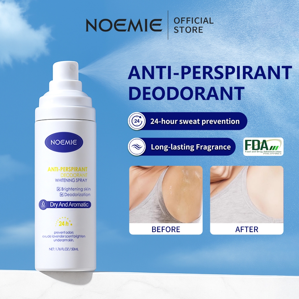 NOEMIE Antiperspirant Deodorant Whitening Underarm Spray For Men ...