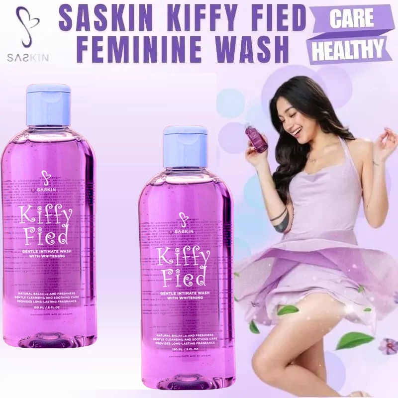 SASKIN Kiffyfied Feminine Wash Sachzna Laparan Gentle Cleanser ...