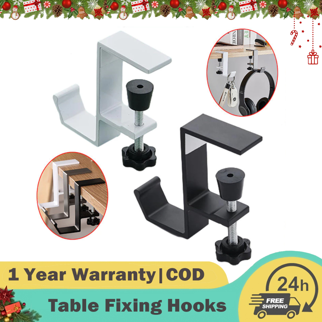 Adjustable Desk Edge Hook Backpack Storage Hanging Hook Holder Gaming ...