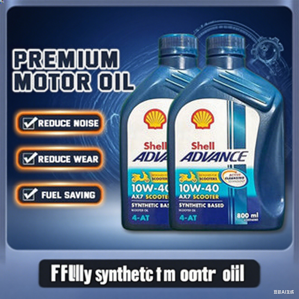 Shell Advance AX7 10W - 40 Oil for Scooters, 800ml - Optimal Engine ...