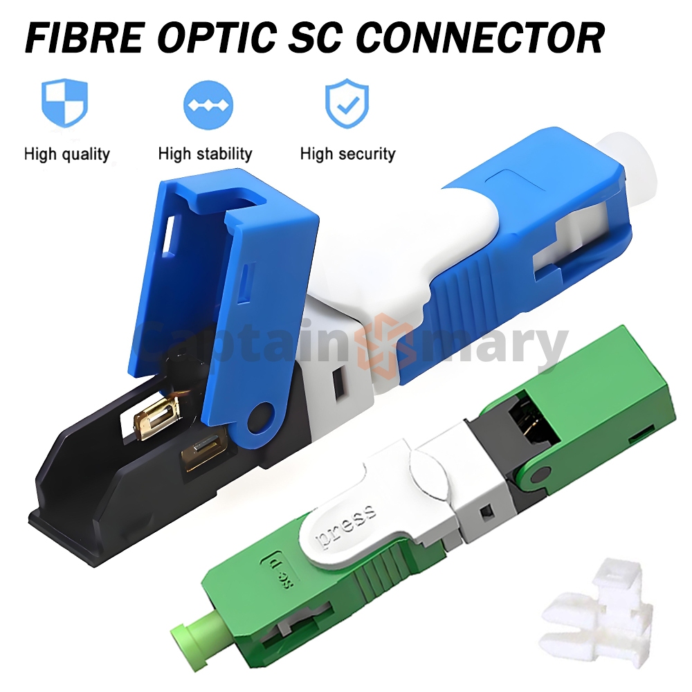 SC -UPC/APC Single mode ESC250D Fiber optic quick connector Embedded ...