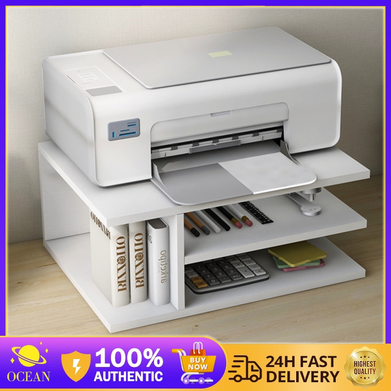 Printer Rack Office Increase Storage Rack Desktop Rack Universal Multi ...