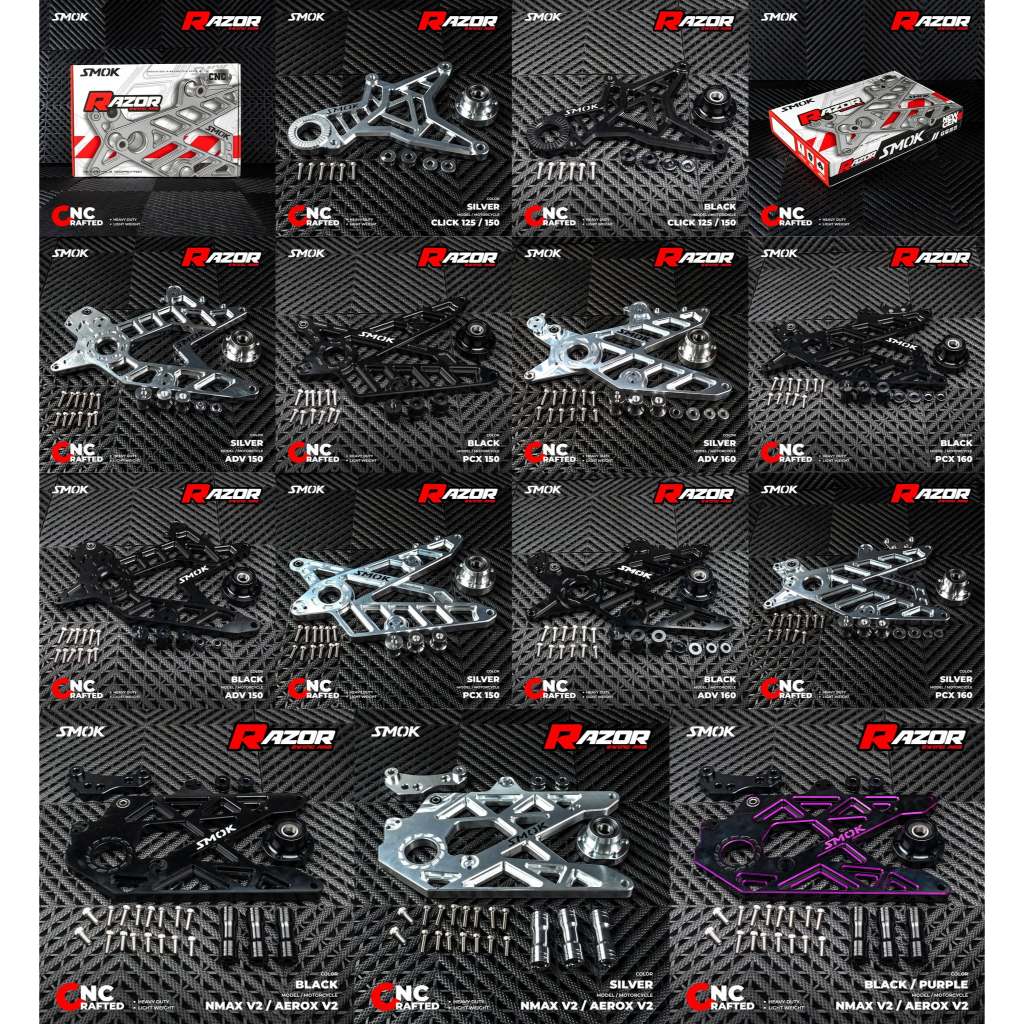 SMOK RAZOR CNC SWING ARM NMAX AEROX PCX ADV CLICK | Shopee Philippines