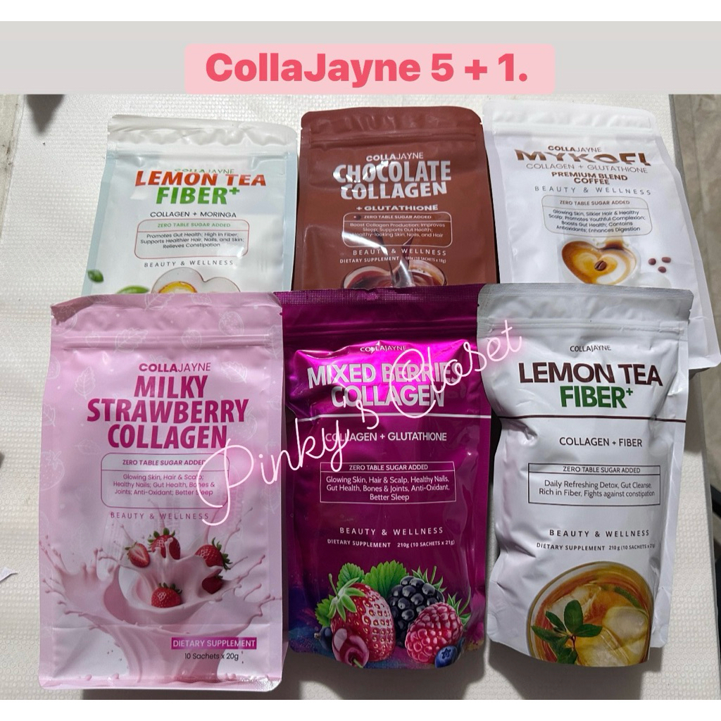 CollaJayne All Flavors ( Collagen + Glutathione ) Healthy Drinks no ...