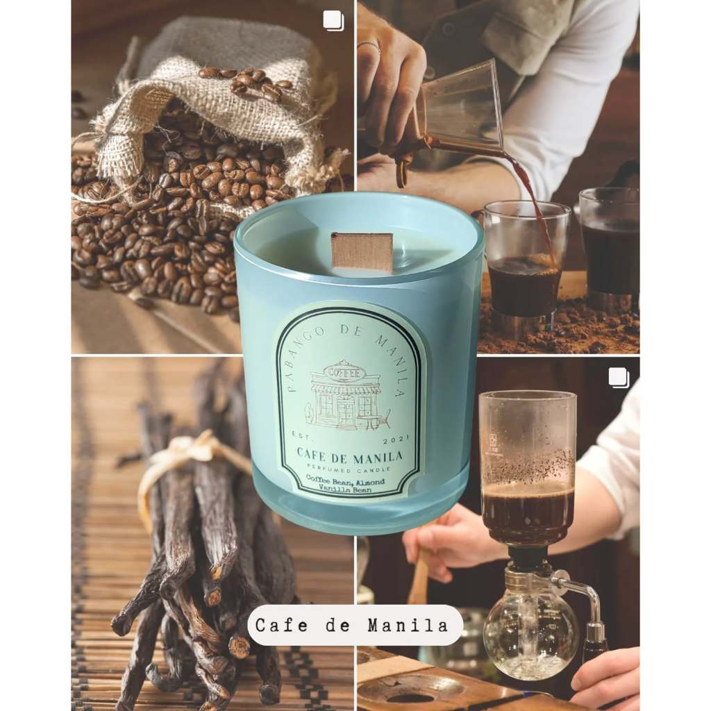 Cafe de Manila / French Vanilla Hotel Luxury Artisan Soy Scented Candle ...