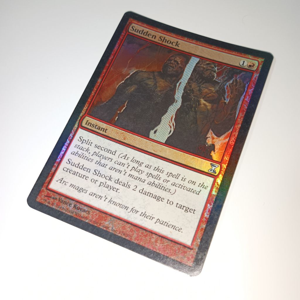 MTG Card Foil SUDDEN SHOCK Magic the Gathering Trading Card Game Red ...