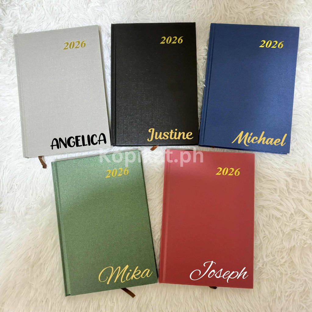 Personalized 2026 Planner Hard Bound Notebook Diary Planner | Shopee ...