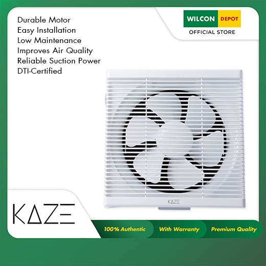 Kaze Wall Exhaust Fan With Cover - APB-B SERIES (8" / 10" / 12 ...