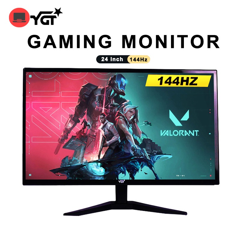YGT 144Hz 24 Inch Gaming Monitor 1080P FHD Office/Home Desktop Display ...