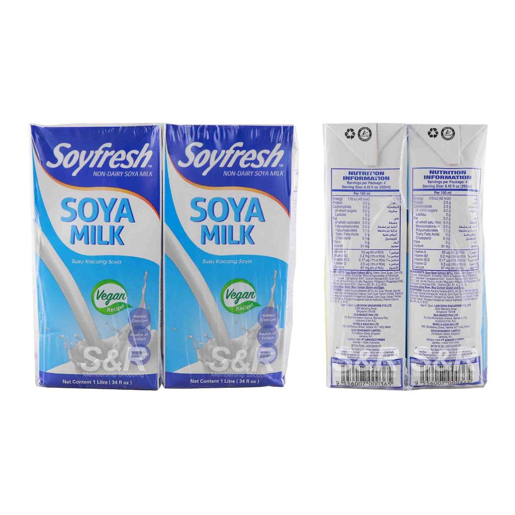 Soyfresh Non-Dairy Soya Milk 4pcs | Shopee Philippines