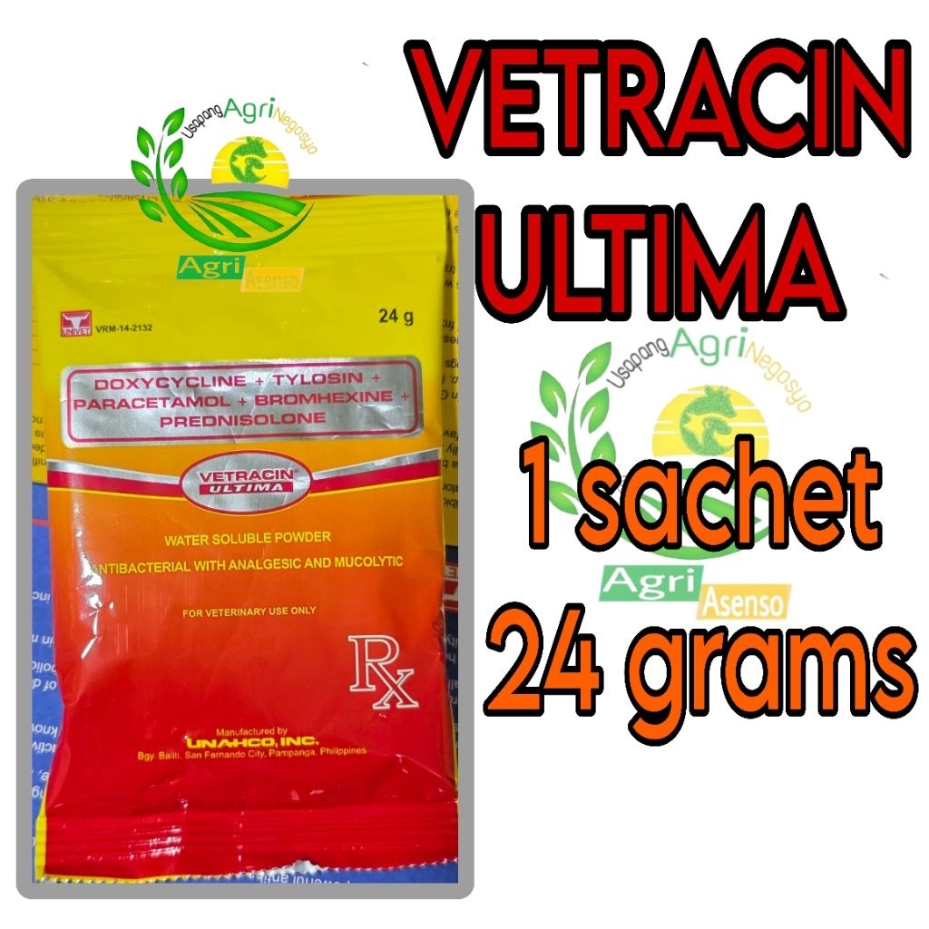 Vetracin Ultima 1 schet 24 grams Univet | Shopee Philippines
