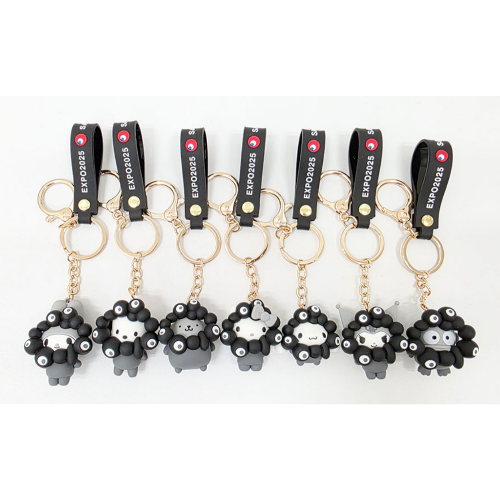 Osaka Expo Limited Edition EXPO2025 Sanrio 3D Mascot Strap Keyholder ...