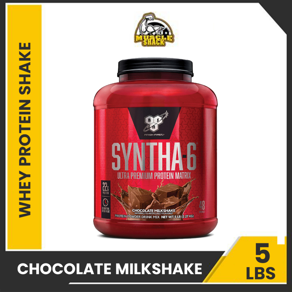 BSN SYNTHA 6 | CHOCOLATE | 5LBS | WHEY PROTEIN | HIGH PROTEIN | MUSCLE ...