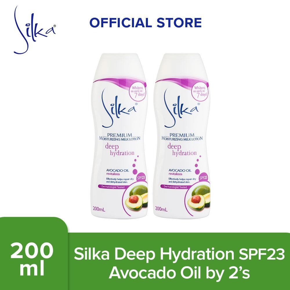 Silka Moisturizing Milk with Avocado Oil Lotion 200ml by 2's | Shopee ...