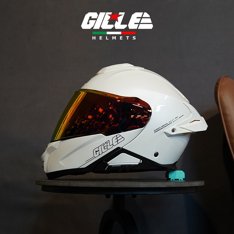 Gille AF10 Helmet Modular Motorcycle Helmets Open Face Dual Visor Free ...