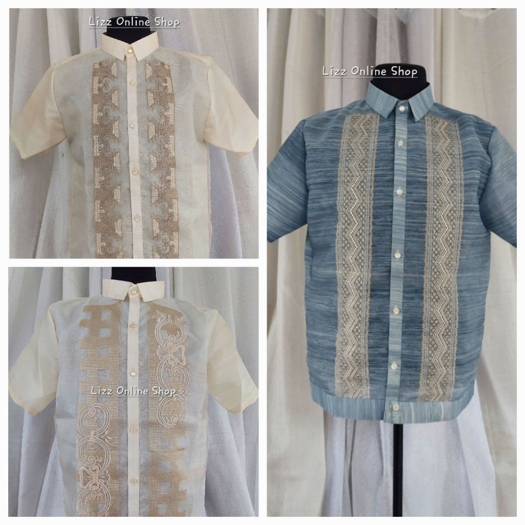 Modern Polo Barong (Sports Collar) | Shopee Philippines