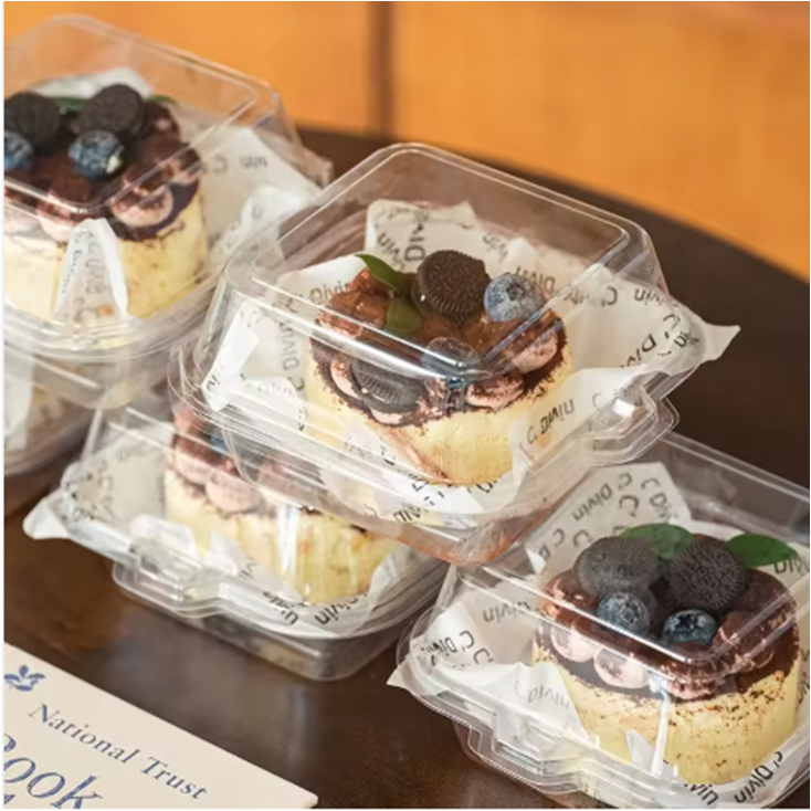 EVERYDAY BAKER - Clear Bento Box 10PCS - Cake/Tiramisu/Mousse/Salad ...