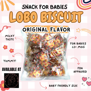 Lobo Biscuit Original Snacks For Babies Biscuit Soft Bite | Shopee ...