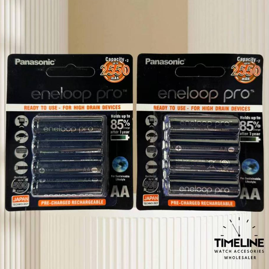 AA eneloop pro 2550mAh Rechargeable Battery -1pack 4pieces Batteries ...