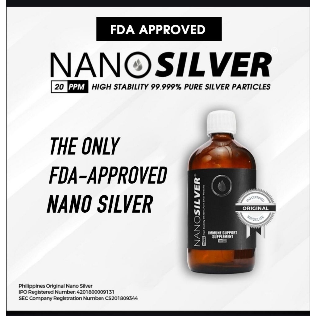 Nano Silver FDA APPROVED 250ML ORIGINAL with US FDA FFR Wholesale ...
