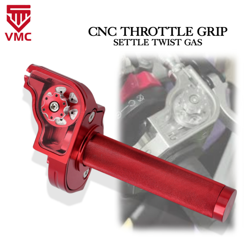VMC UNIVERSAL CNC THROTTLE GRIP QUICK RELEASE SETTLE TWIST GAS FOR ANY ...