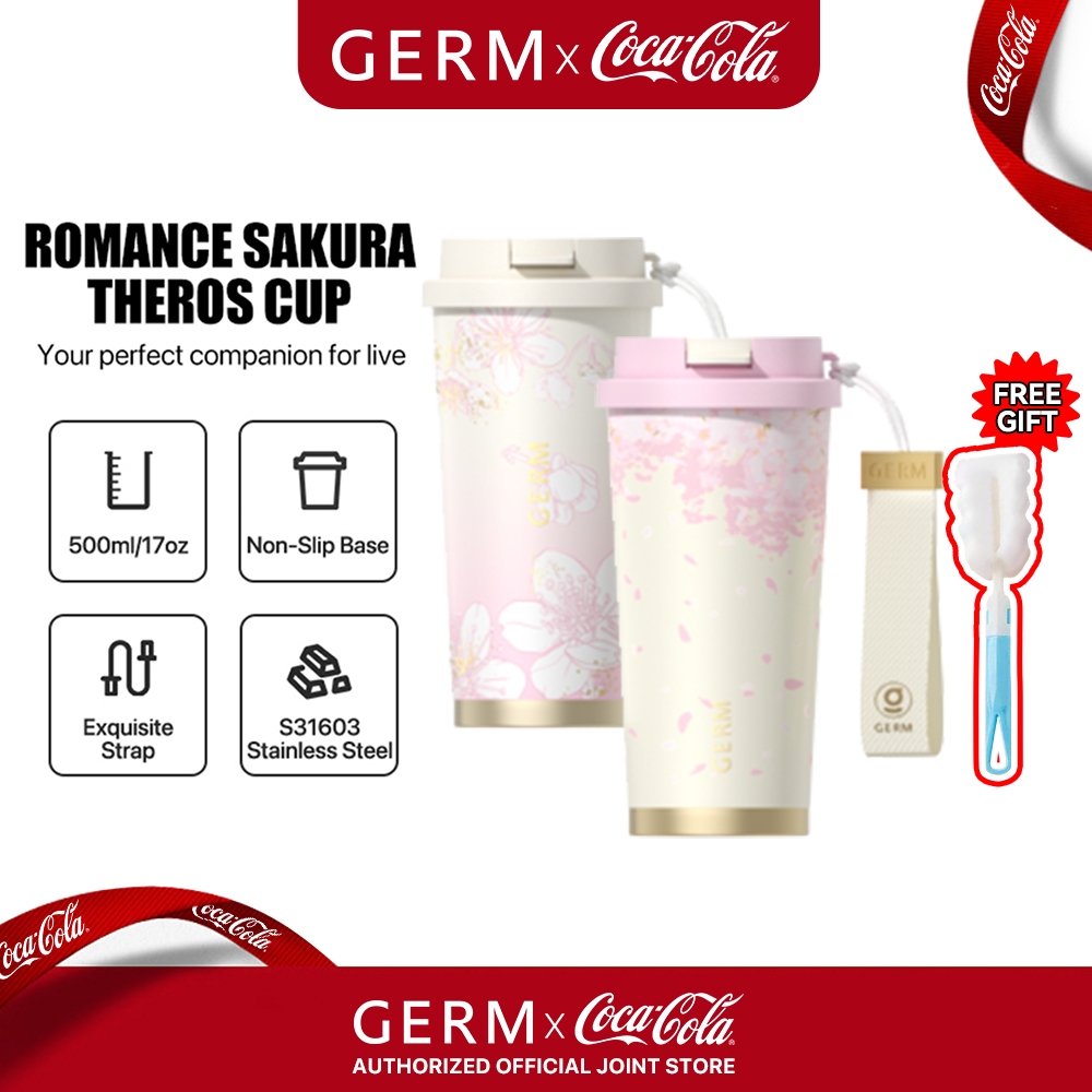 GERM DB96 Coffee Mug 316 Stainless Steel Leak-Proof Sealing Portable ...