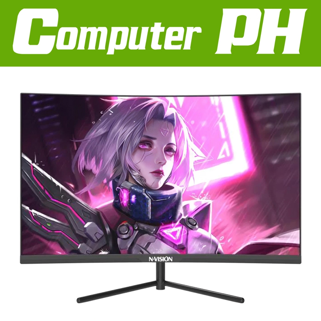NVISION ES32G1-PRO 32inc Curved 180Hz Gaming Monitor PC Desktop ...