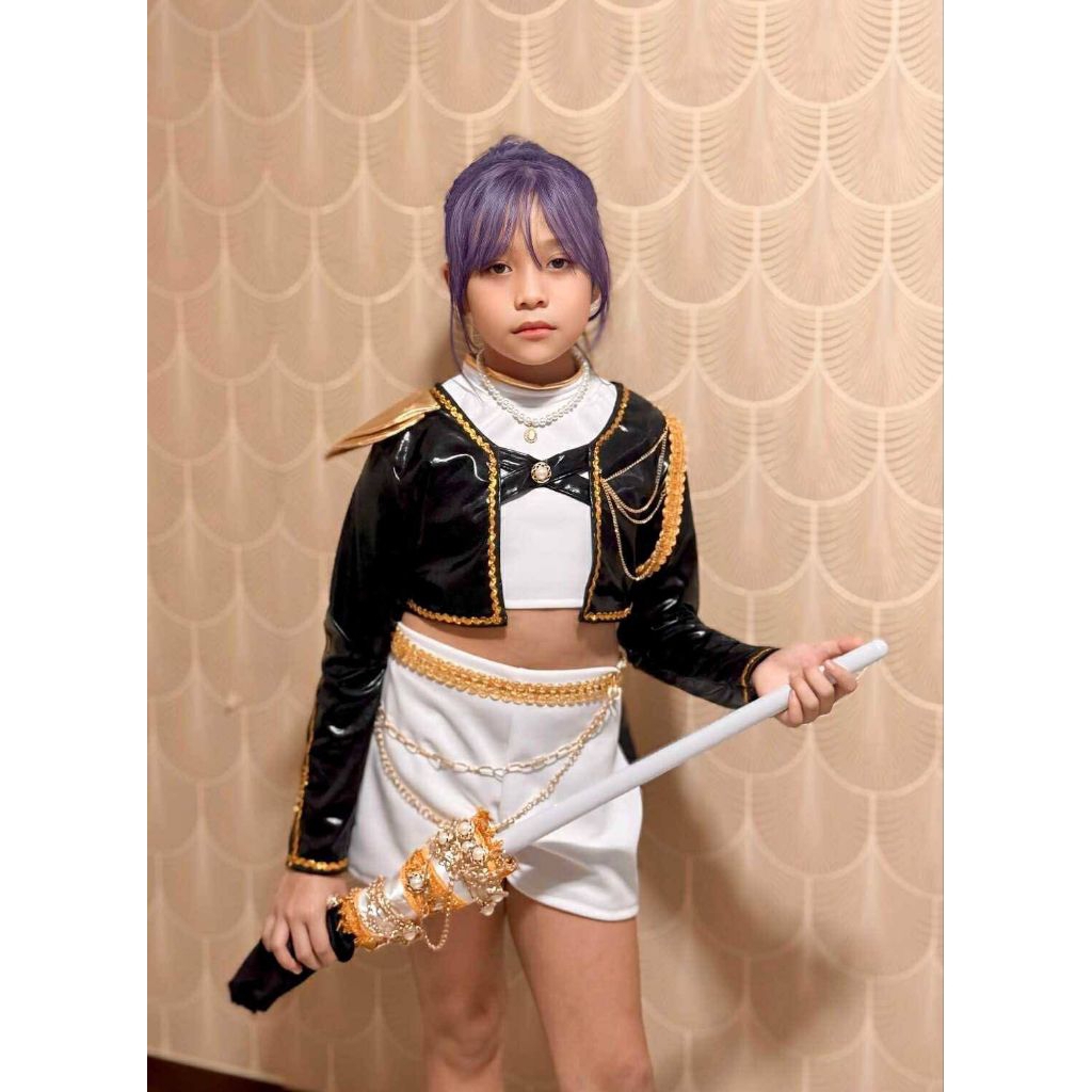 [1-14Y] V2 Rumi Golden Costume Terno Set Huntrix Kpop Demon Hunters ...