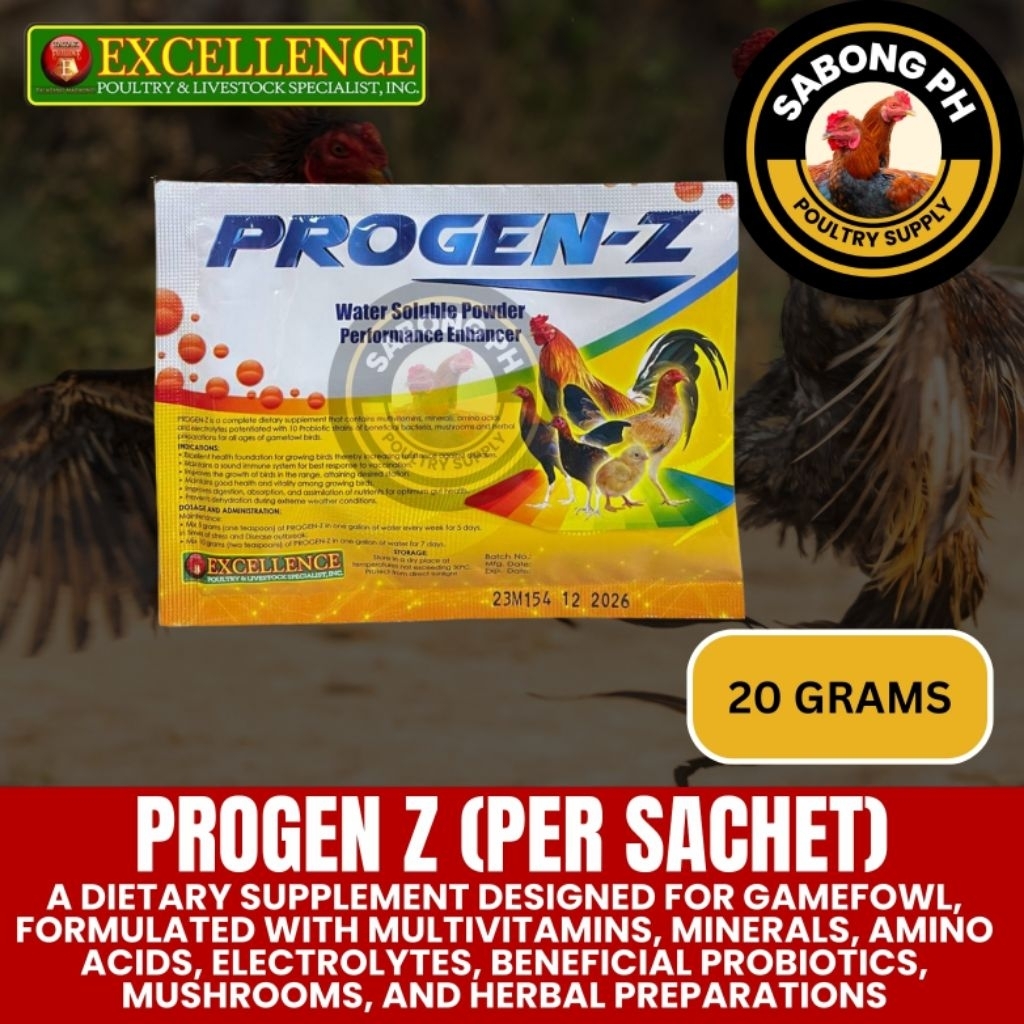PROGEN Z 20 GRAMS (SOLD PER SACHET) | Shopee Philippines