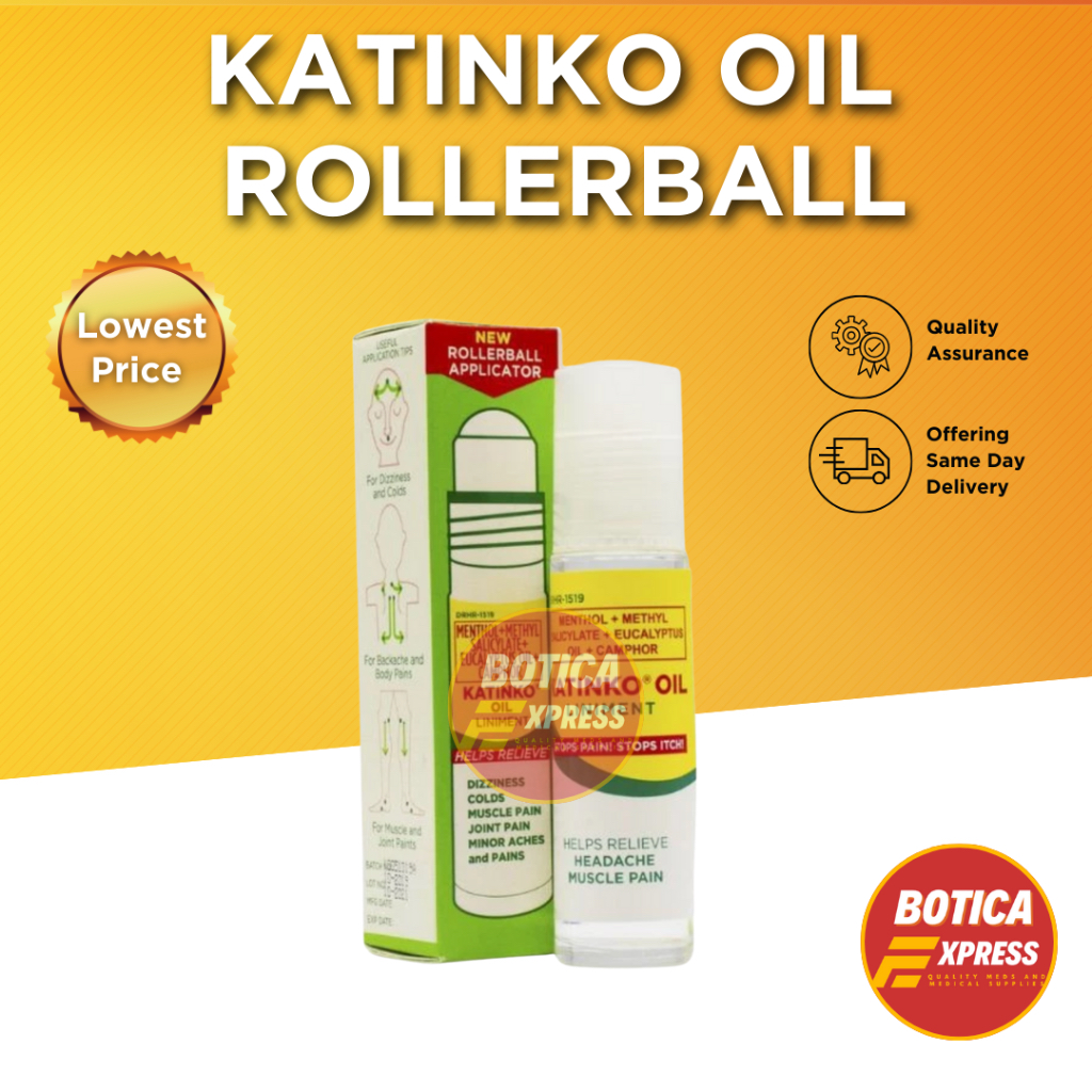 KATINKO ROLL-ON 10ML OIL LINIMENT | Shopee Philippines