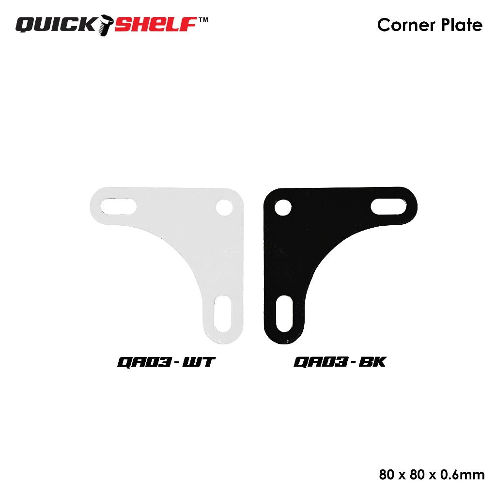 OVAL HOLE Accessories for Slotted Angle Bar QS614 DIY Steel Storage ...