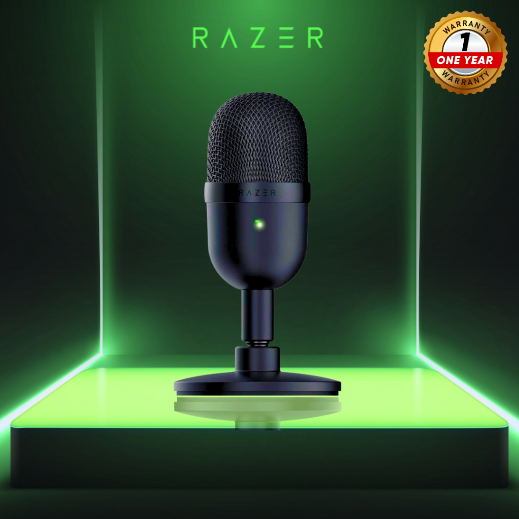 Razer Seiren Mini Ultra-compact condenser mic made for streaming with ...