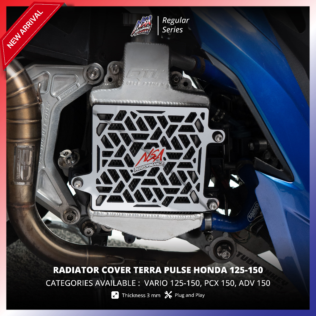 NSA RADIATOR COVER TERRA SERIES – [VARIO/PCX/ADV/NMAX/AEROX/LEXI ...
