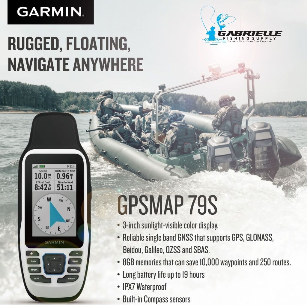 Garmin GPSMAP 79s Handheld GPS | Waterproof Floating Marine Navigation ...
