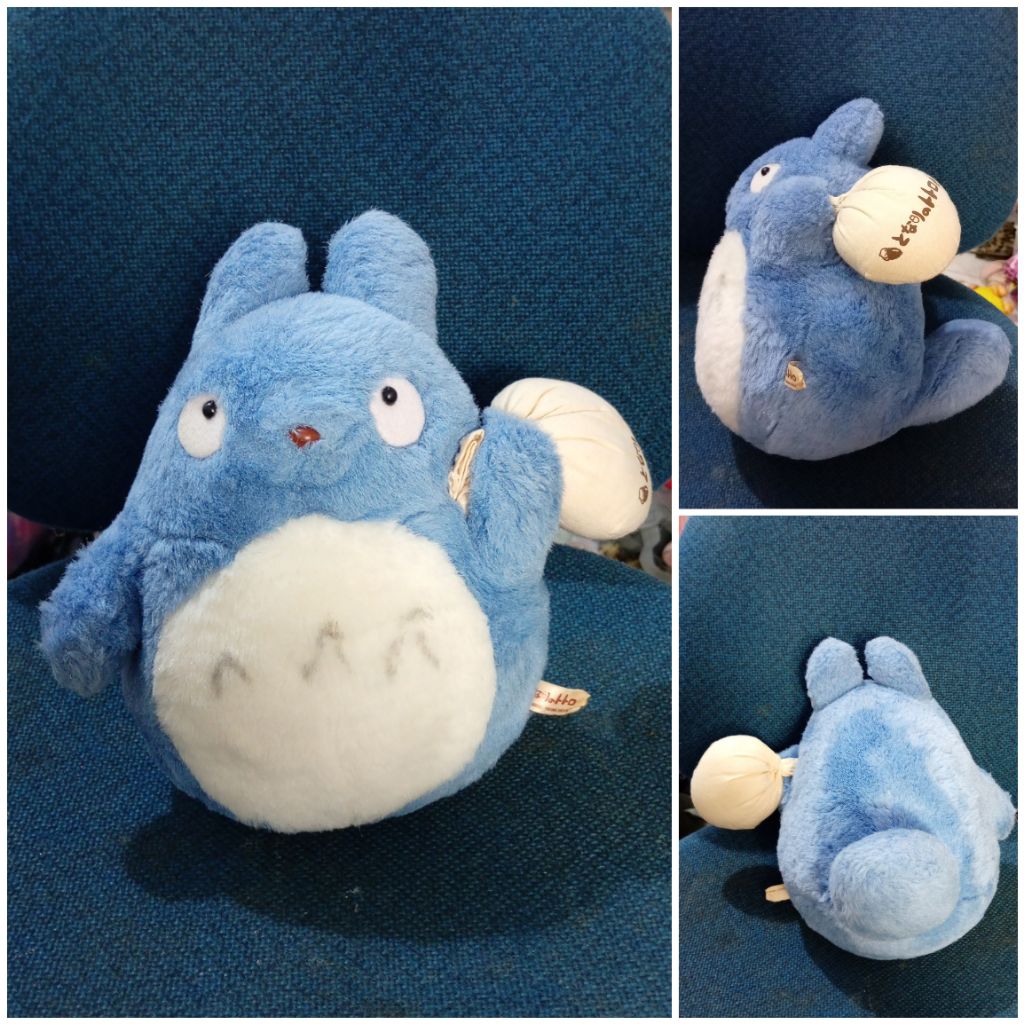 28cm blue totoro sunarrow ghibli stuffedtoys | Shopee Philippines