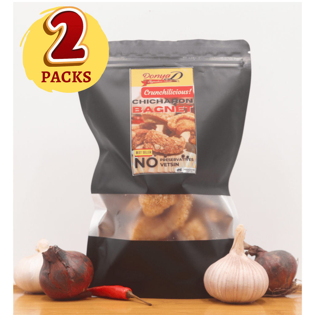 Donya D 2 Packs of Chicharon Bagnet / Chicharon / Bagnet / 165 Grams ...