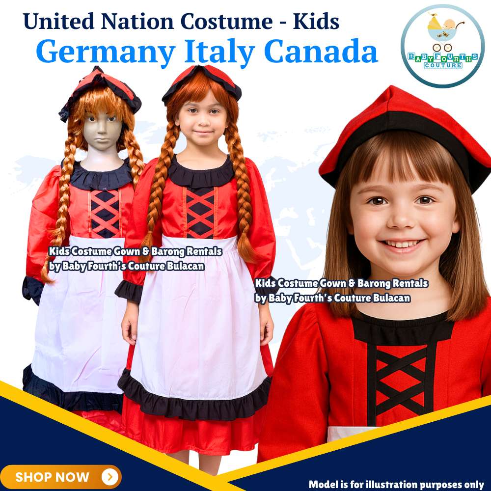 United Nation Germany Italy Canada Traditional Dress Costume for Kids ...