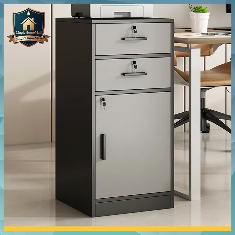 Office Cabinet File Cabinet with Lock Drawer Office Storage Table Study ...