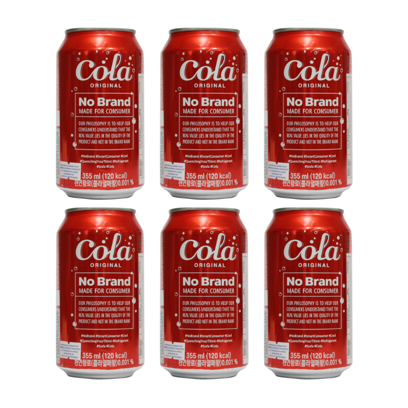 No Brand Cola Original Flavor 355ml x 6s | Shopee Philippines