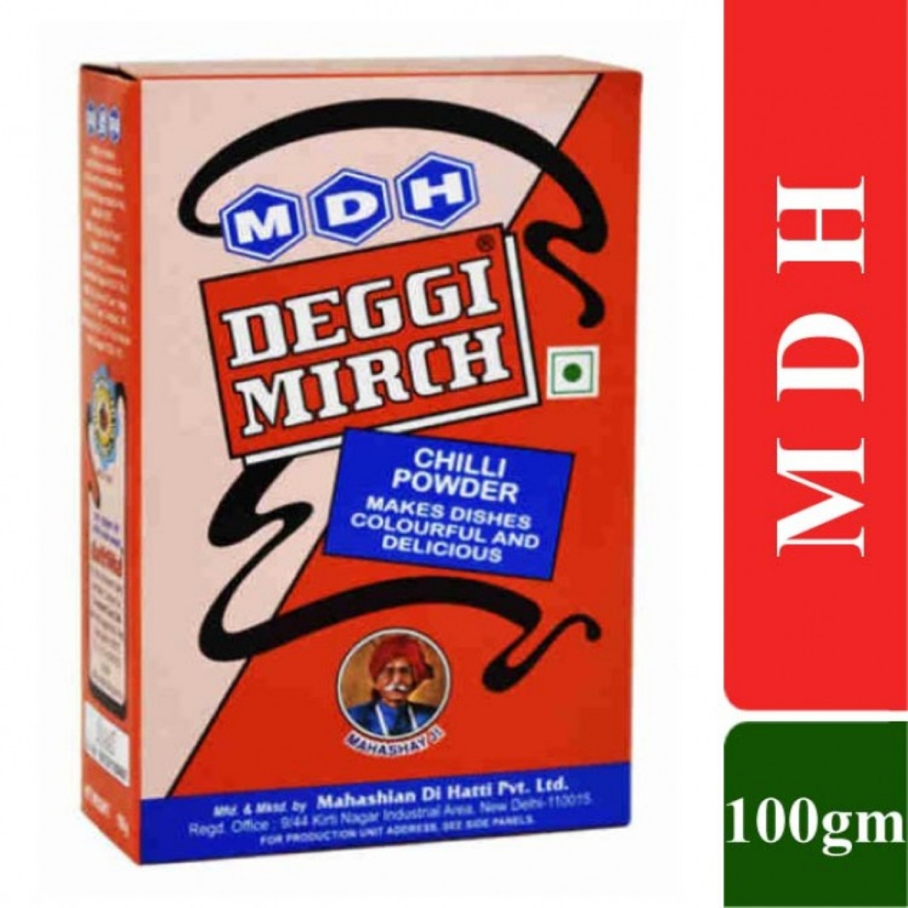 MDH deggi mirch 100g use in indian curry red chilli powder | Shopee ...