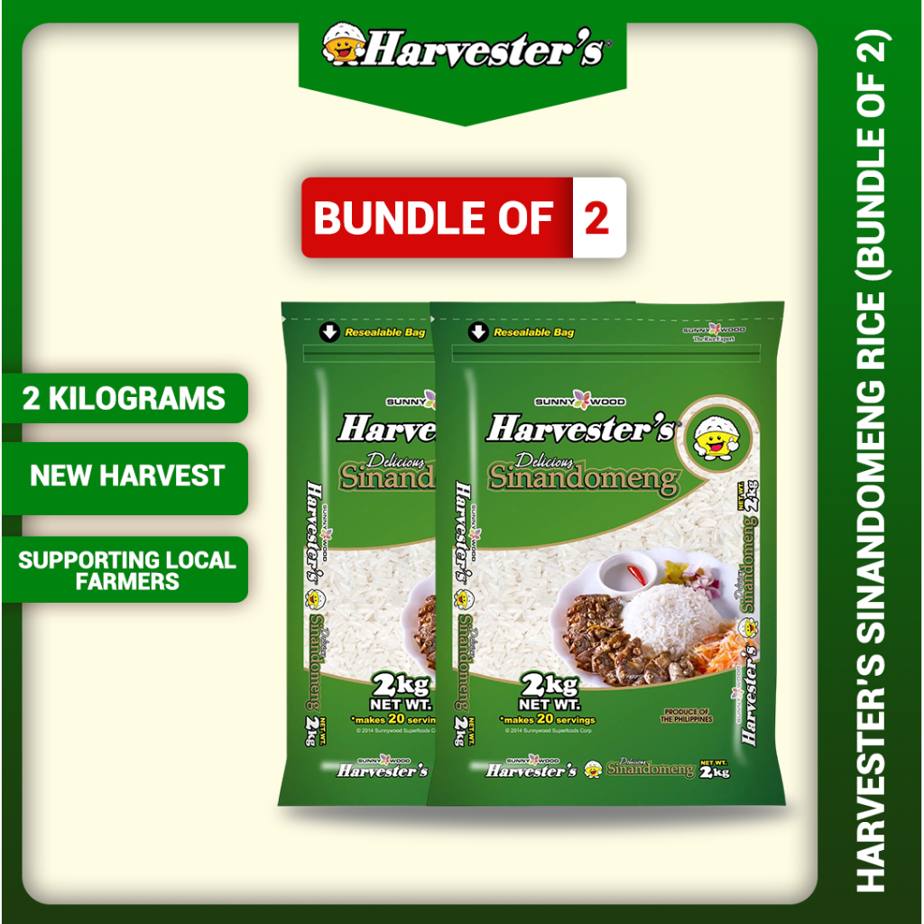 Harvester's Sinandomeng Rice 2kg (Bundle of 2) | Shopee Philippines