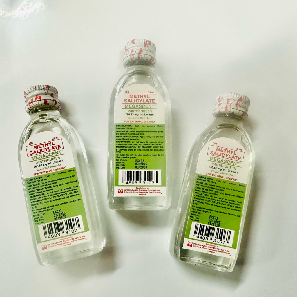 Megascent Liniment 25ml – Wintergreen Oil Pain Reliever for Muscle ...