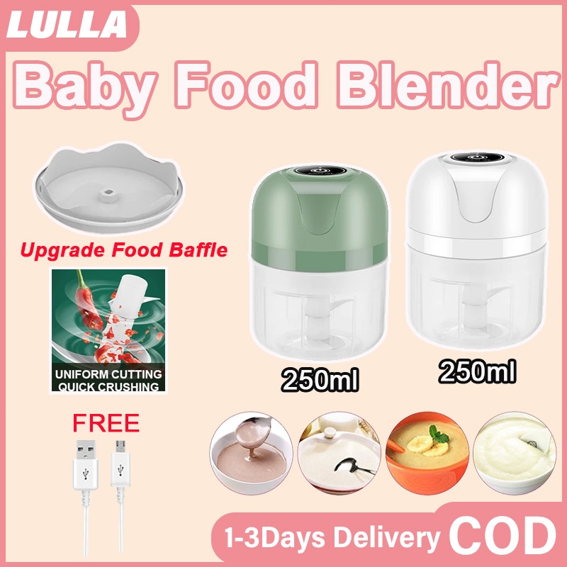 Portable Baby Food Blender Wireless Rechargeable Multi Use Food Cook ...
