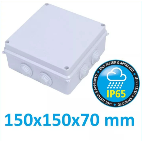 IP65 150*150*70mm Waterproof Outdoor Electrical CCTV Enclosure Square ...