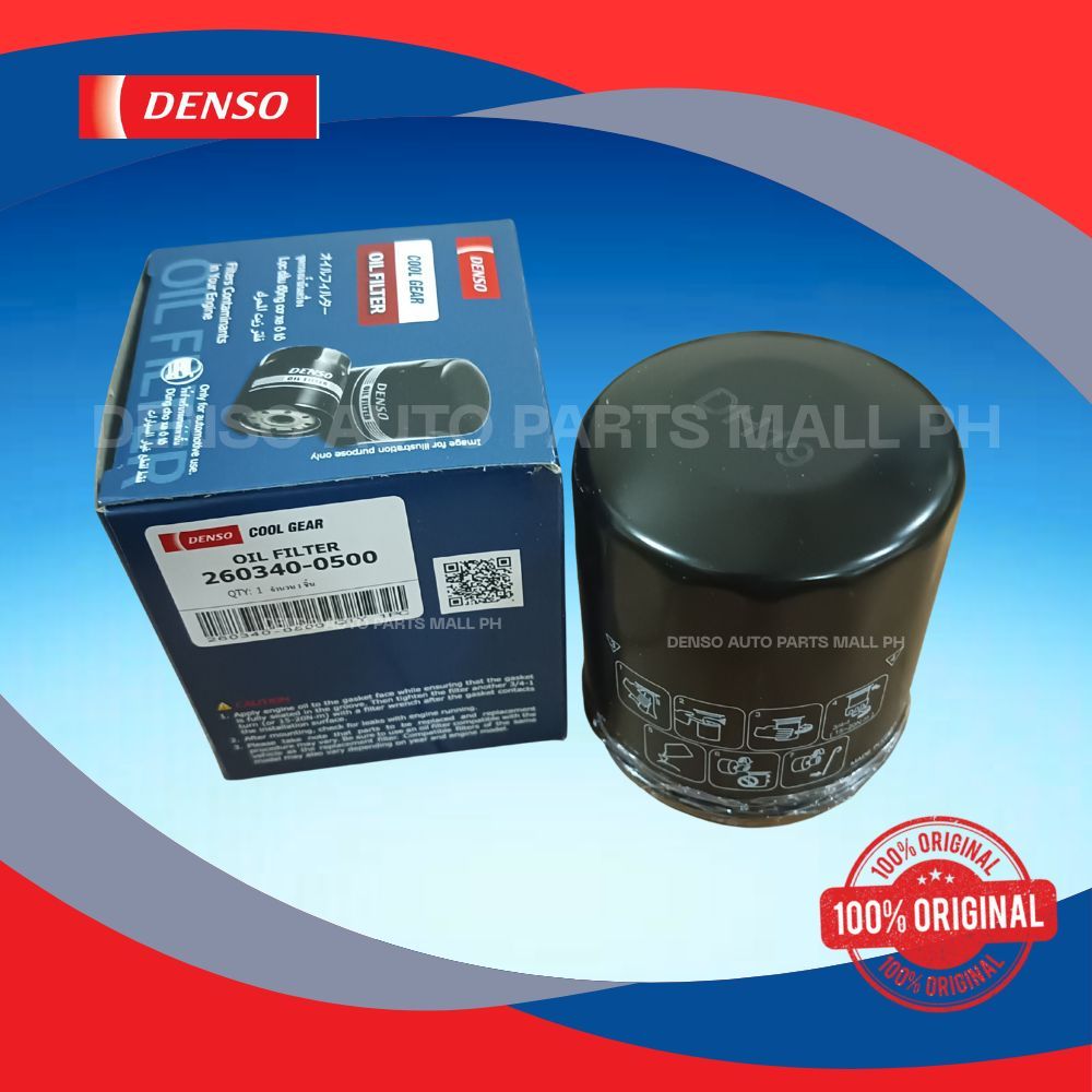 DENSO OIL FILTER for Toyota Altis Toyota Vios 260340-0500 (VIC#C101) | Shopee Philippines