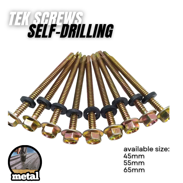 Shop tek screw for roofing for Sale on Shopee Philippines