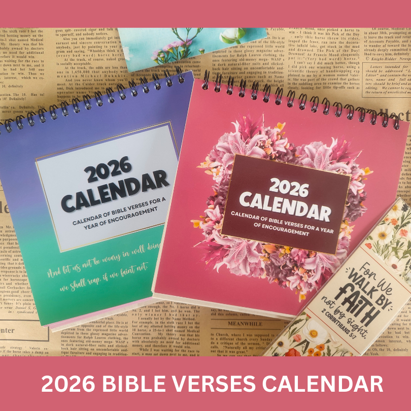 BIBLE VERSE DESK CALENDAR 2026 (KJV) | Shopee Philippines