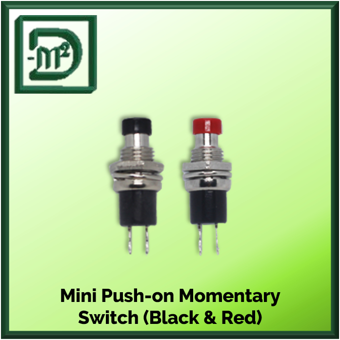 (2pcs) Mini Push Button Momentary Switch Reset Jog Lock Free Switch 3A ...