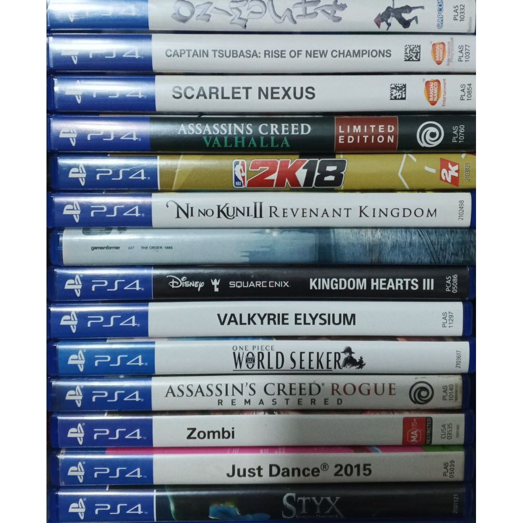 PS4 PlayStation 4 Games SET 1 (PABASA PO SA BABA NG INFO) | Shopee ...